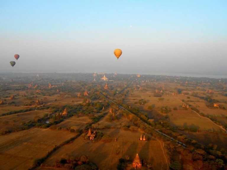 Riding a Bagan hot air balloon, Myanmar - While You Stay Home