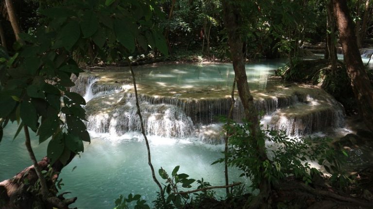 Erawan Waterfalls: the most beautiful waterfall in Thailand - While You ...