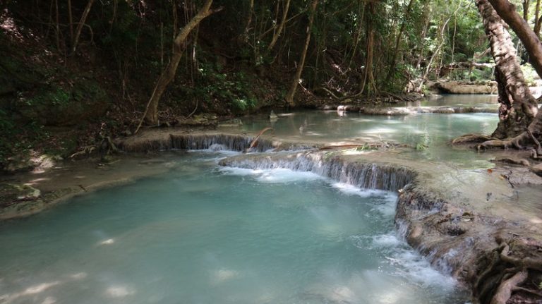 Erawan Waterfalls: the most beautiful waterfall in Thailand - While You ...
