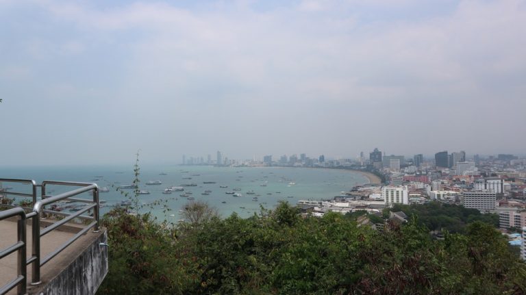 Pattaya viewpoint- walking to Pattaya Hill - While You Stay Home