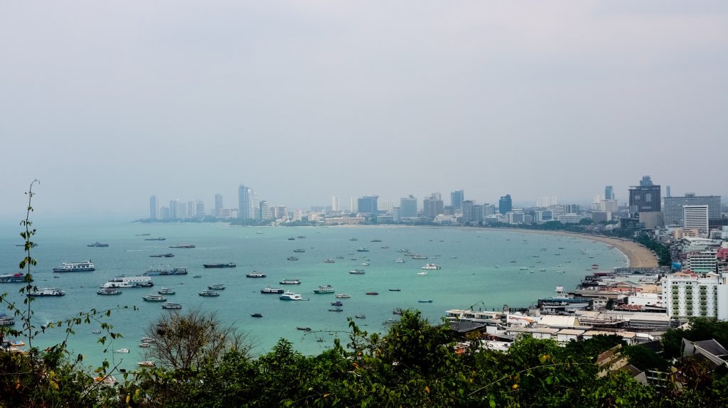 Pattaya viewpoint- walking to Pattaya Hill - While You Stay Home